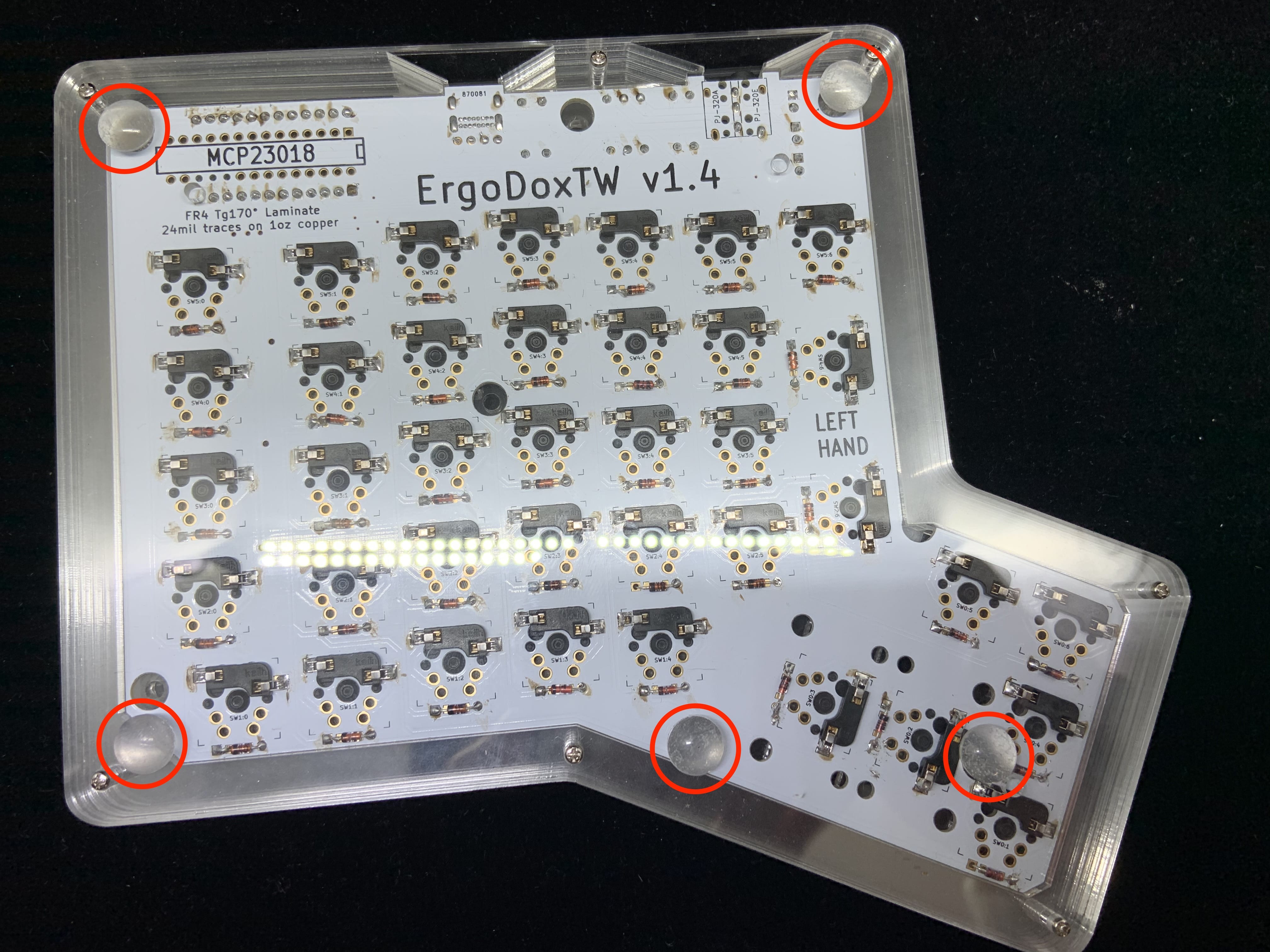 組裝外殼 | ErgoKB 人體工學鍵盤